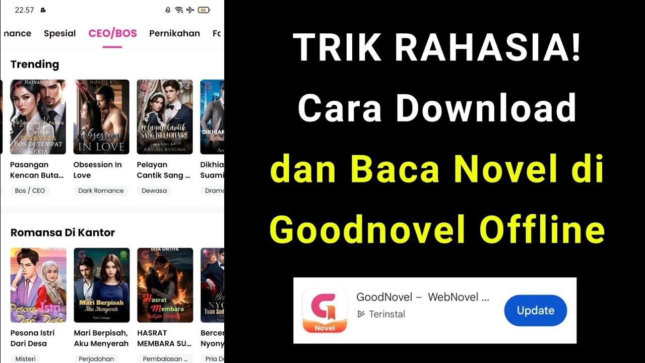 Cara Download Novel Di Goodnovel | Cara Membaca Novel Gratis Di ...