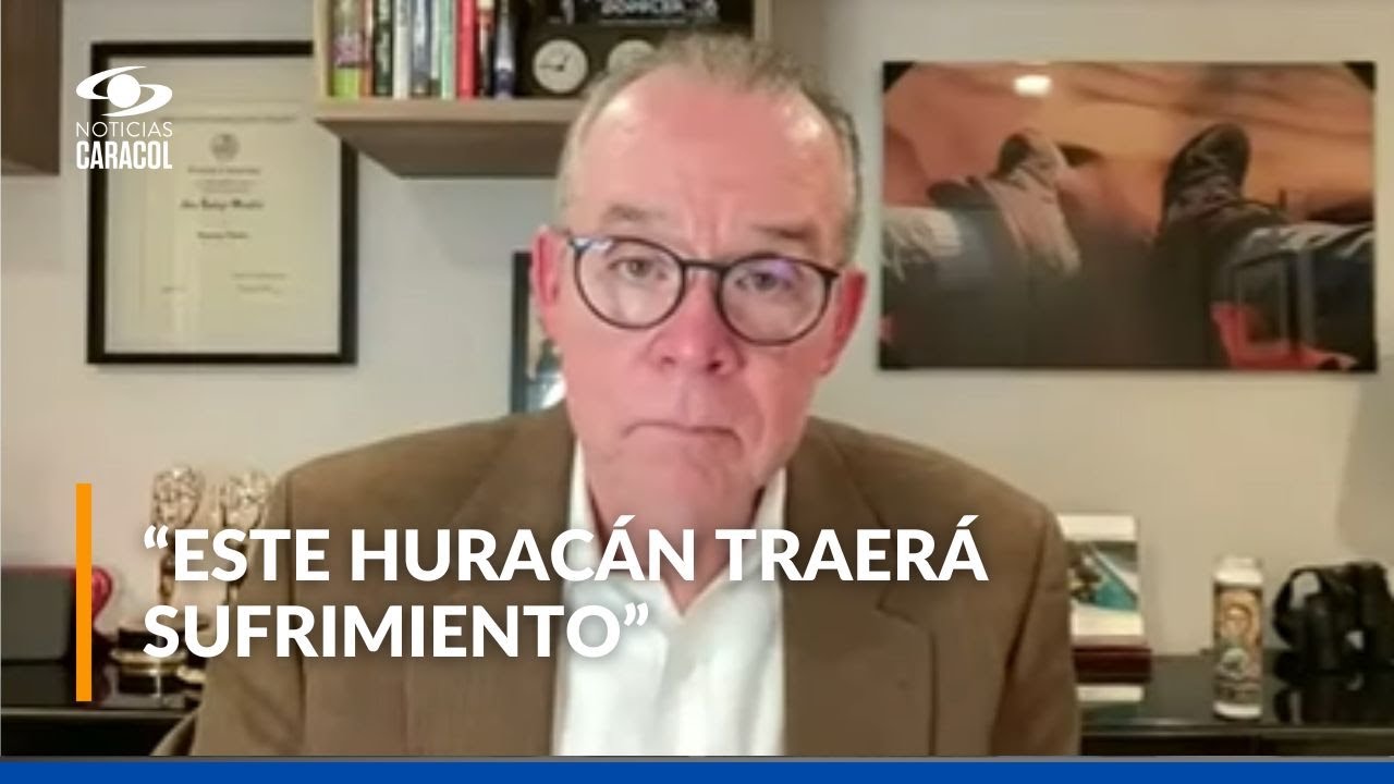 Habla el meteorólogo John Morales, quien rompió en llanto ante la ...