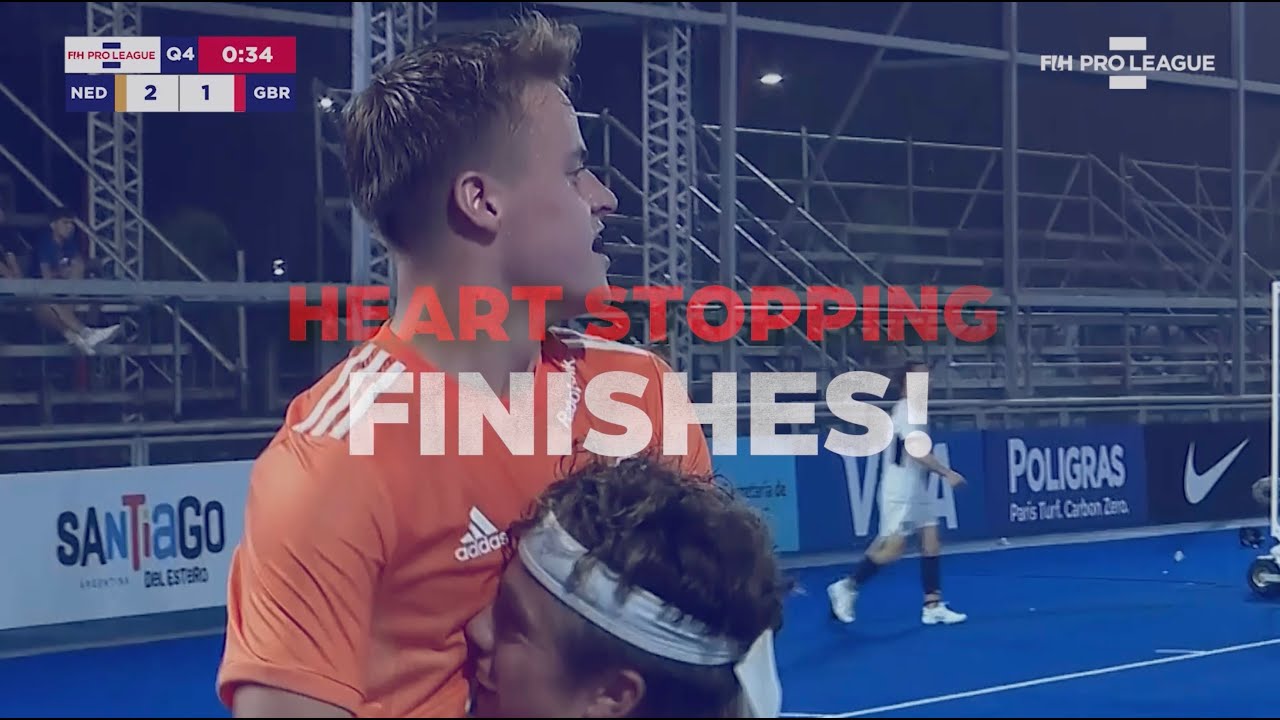 Heart Stopping Finishes: Netherlands vs Great Britain (men) | FIH Pro ...