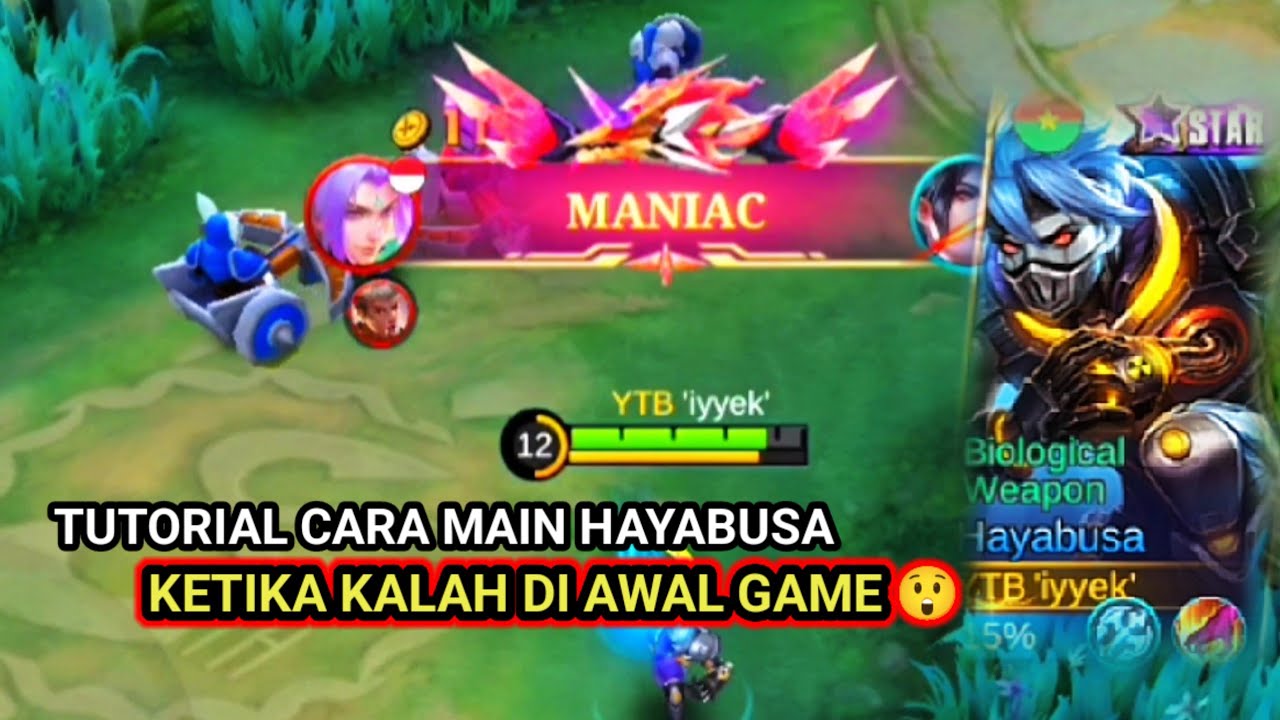 CARA MAIN HAYABUSA KETIKA KALAH DI AWAL!!!!😱, HAYABUSA VS LING GAMEPLAY ...
