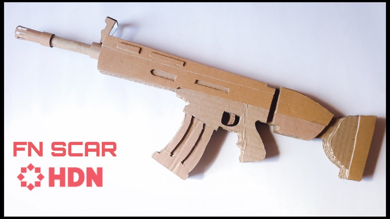 Como hacer una FN Scar con cartón [HOW TO MAKE AN FN SCAR WITH CARTON ...