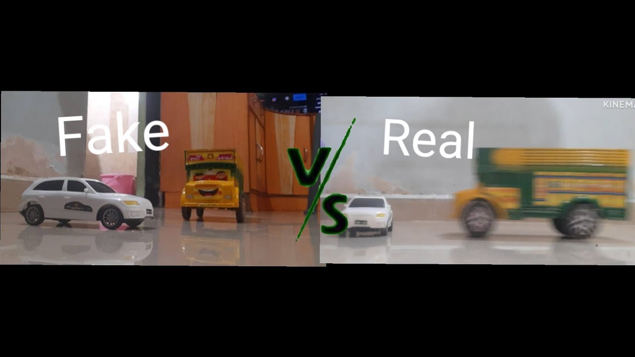 Fake v/s Real - YouTube