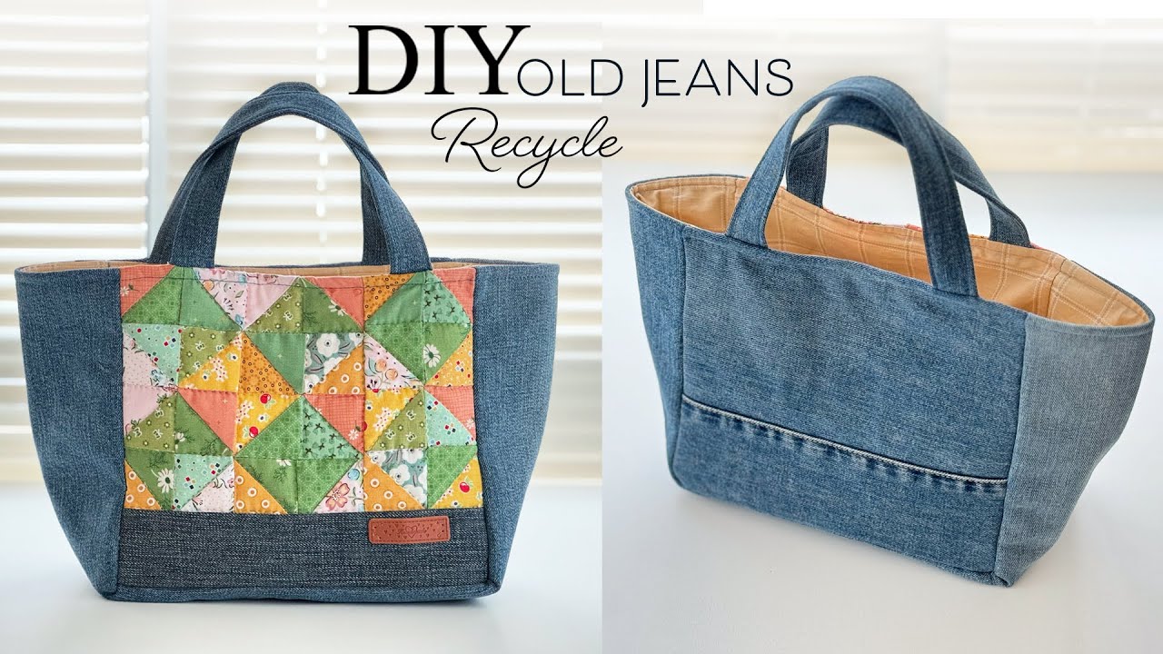 DIY patchwork bag | Tutorial | Sewing - YouTube