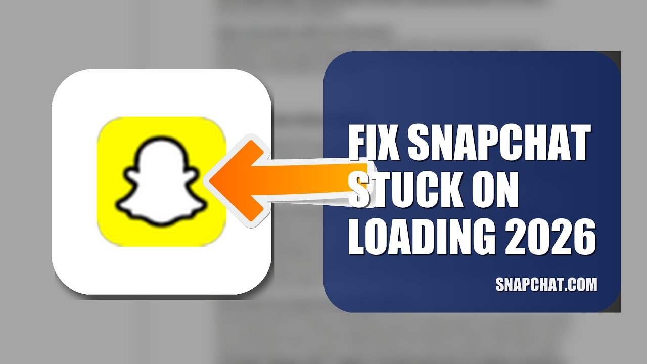 How To Fix Snapchat Stuck On Loading 2026 - YouTube