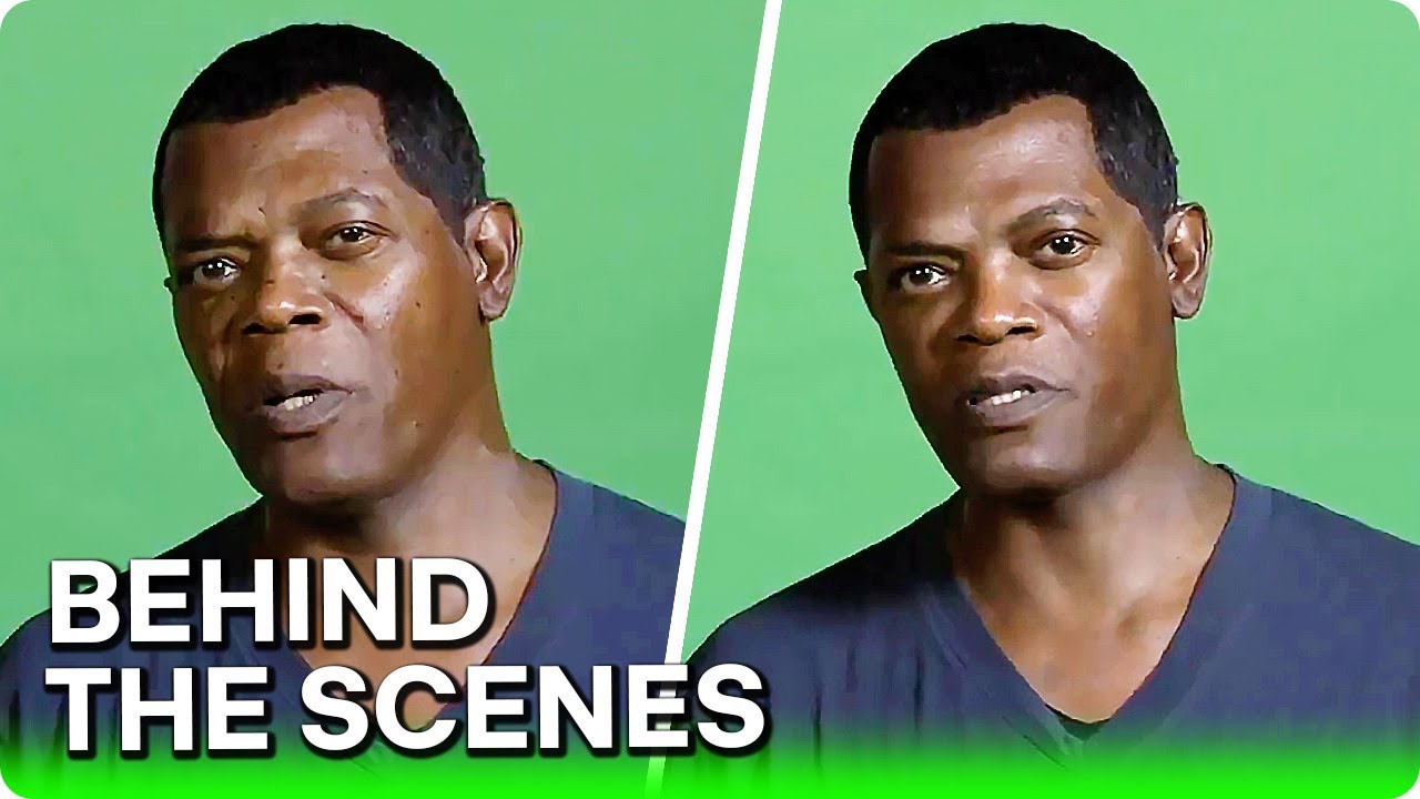 CAPTAIN MARVEL (2019) Behind-the-Scenes De-Aging Samuel L. Jackson ...