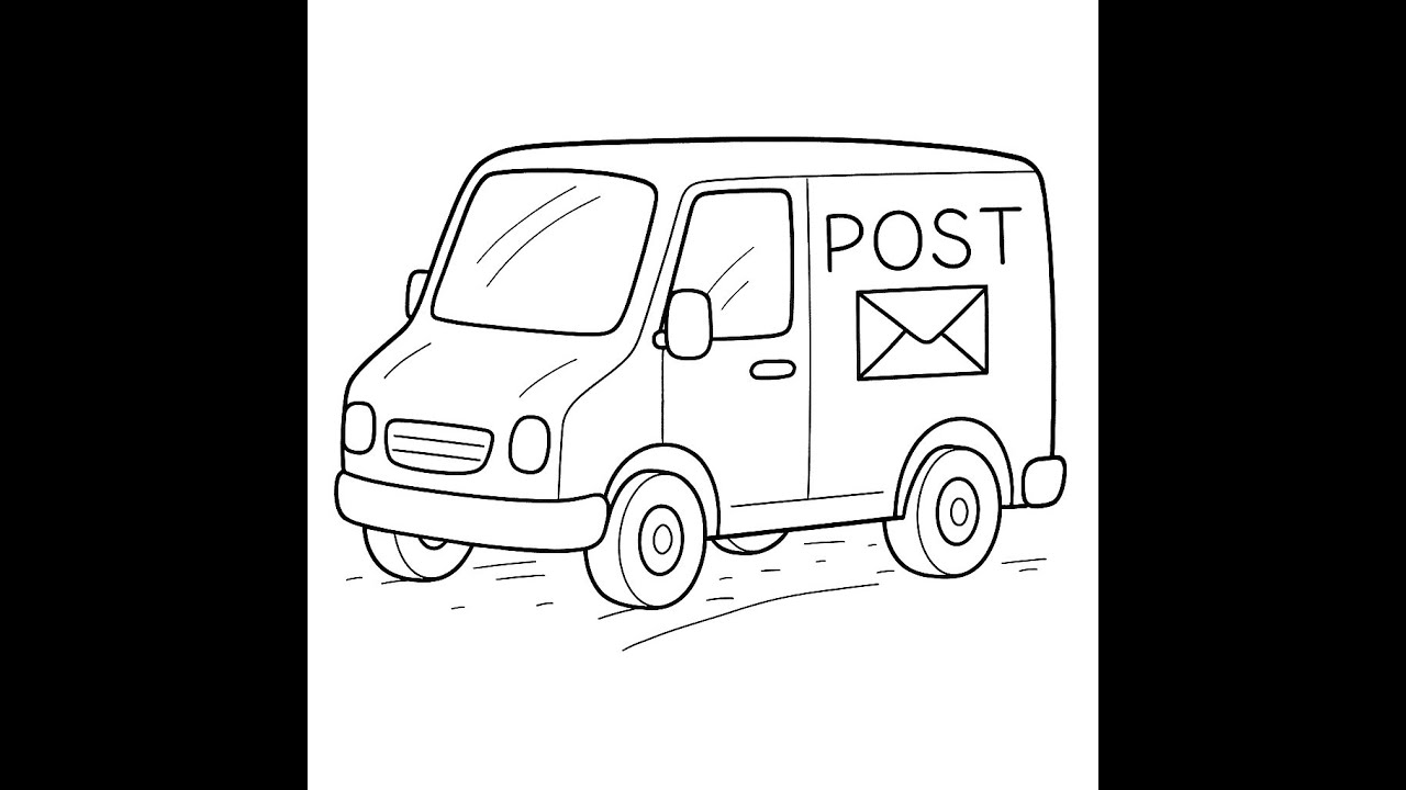Post Van Edition - Coloring Time 321 Go! - YouTube