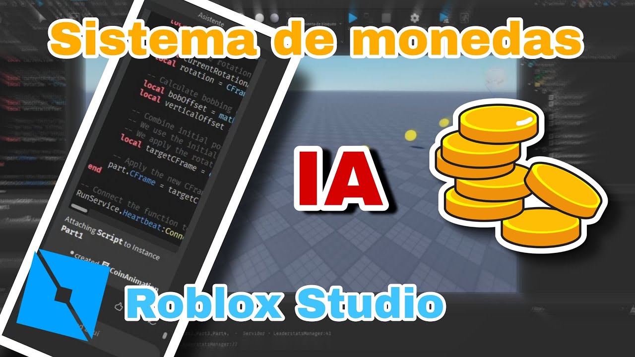 Sistema de monedas / Con IA Roblox Studio - YouTube