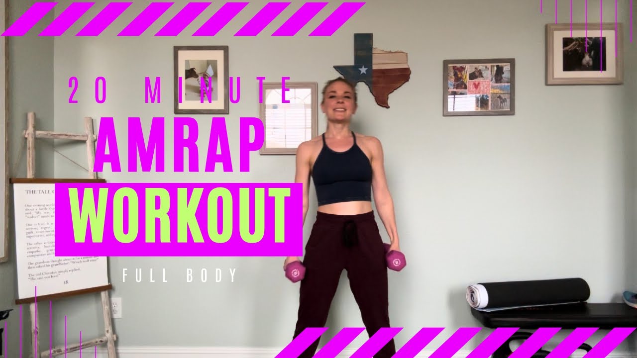Full Body AMRAP | With Dumbbells - YouTube