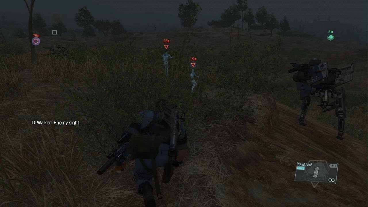 METAL GEAR SOLID V Use Walker gear to take them out - YouTube