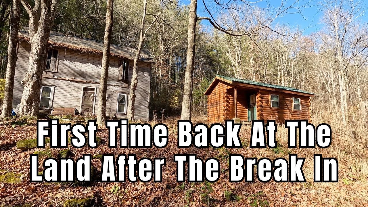 First Visit To The Land After The Break In | Off-Grid Land South ...