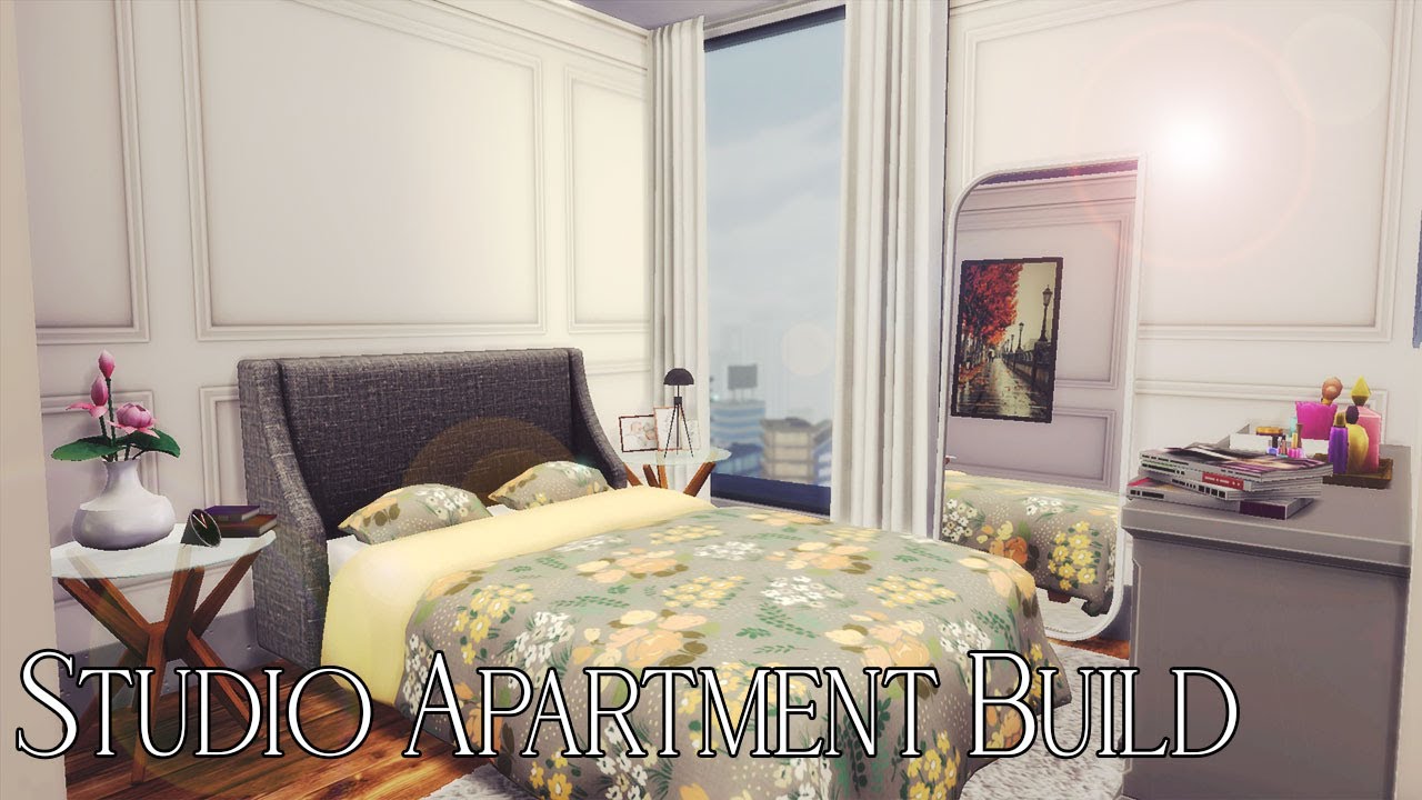 Studio Apartment| Sims 4 Speed Build - YouTube