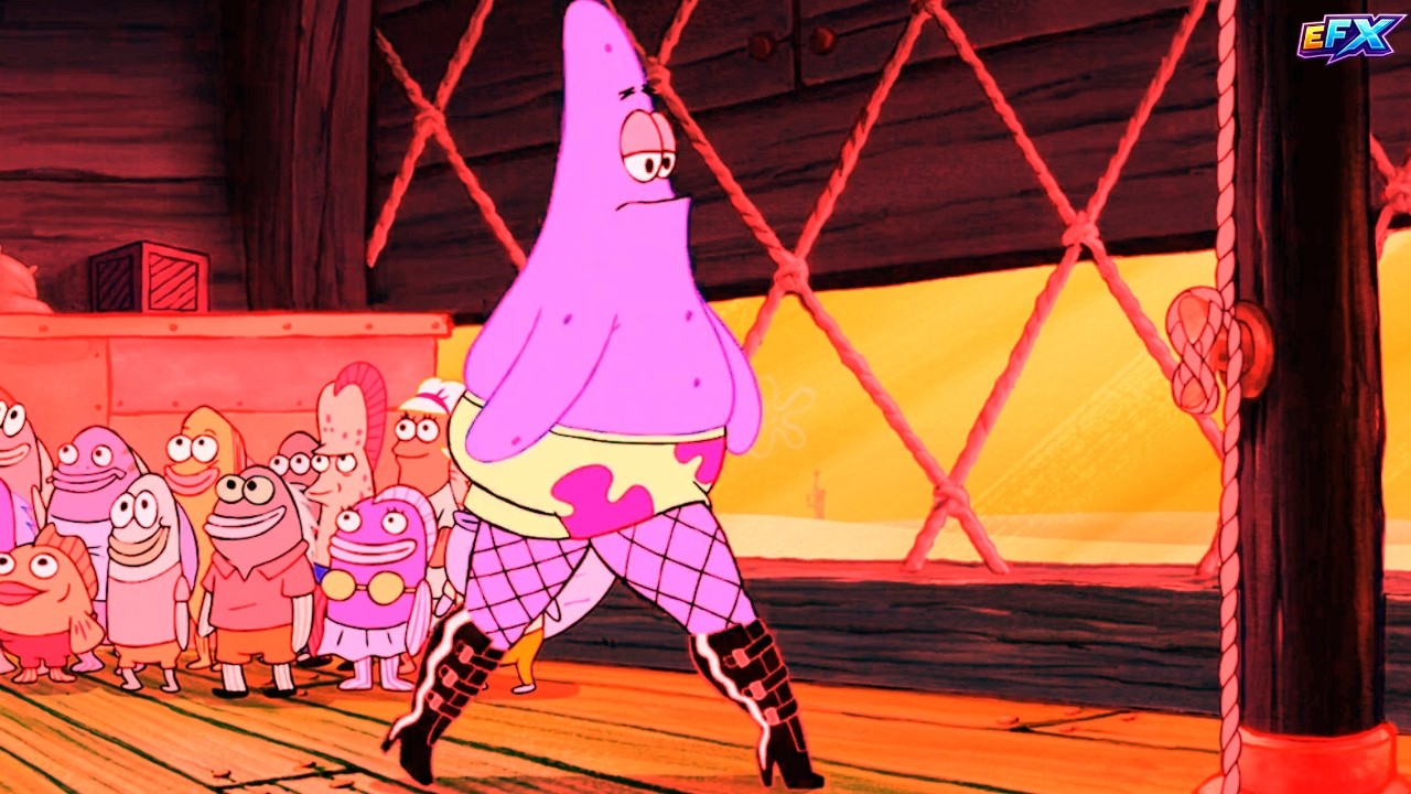SpongeBob - PATRICK STAR ENERGY!!! (Sponsored by: Klasky Csupo 2001 ...