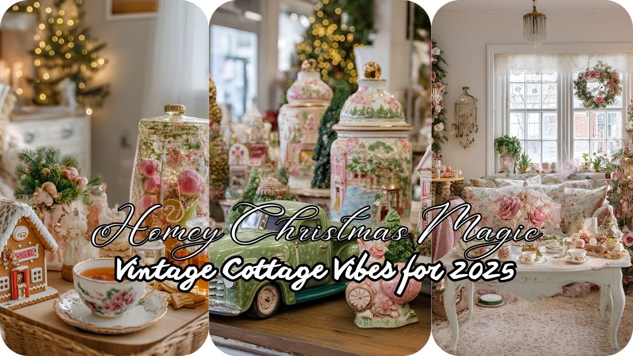 A Homey Christmas 💖 Vintage Cottage Decor Ideas for a Nostalgic 2025 ...