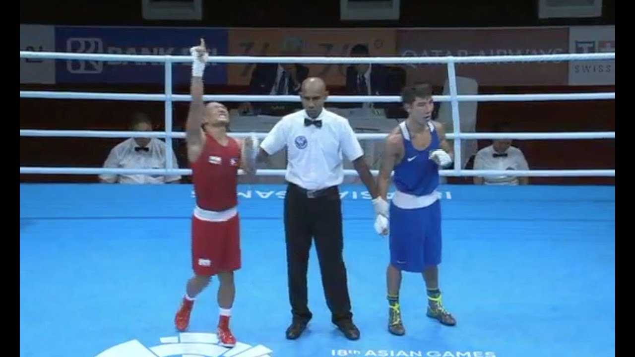 PH’s Rogen Ladon assured of bronze in Asian Games boxing - YouTube