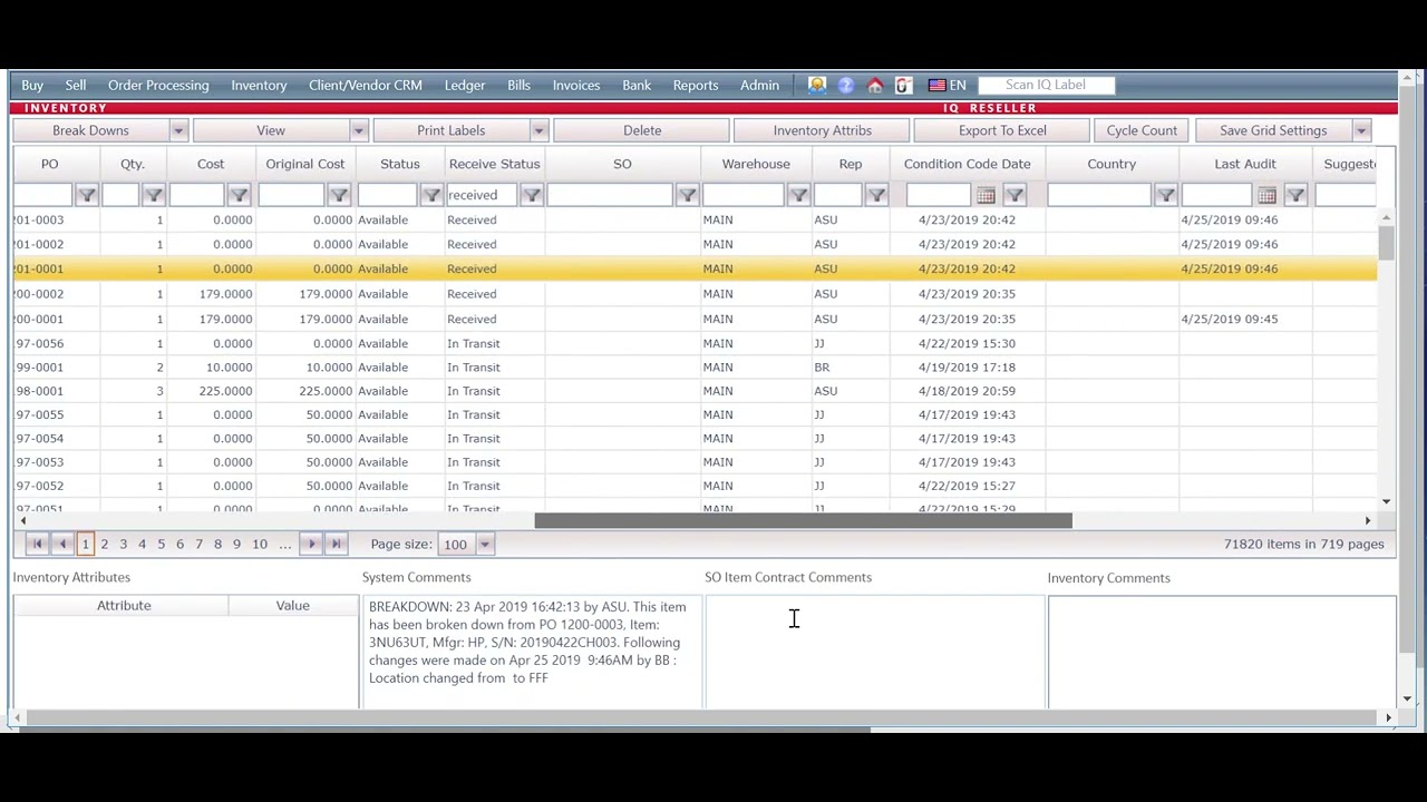Performing a Cycle Count or Inventory Audit - YouTube