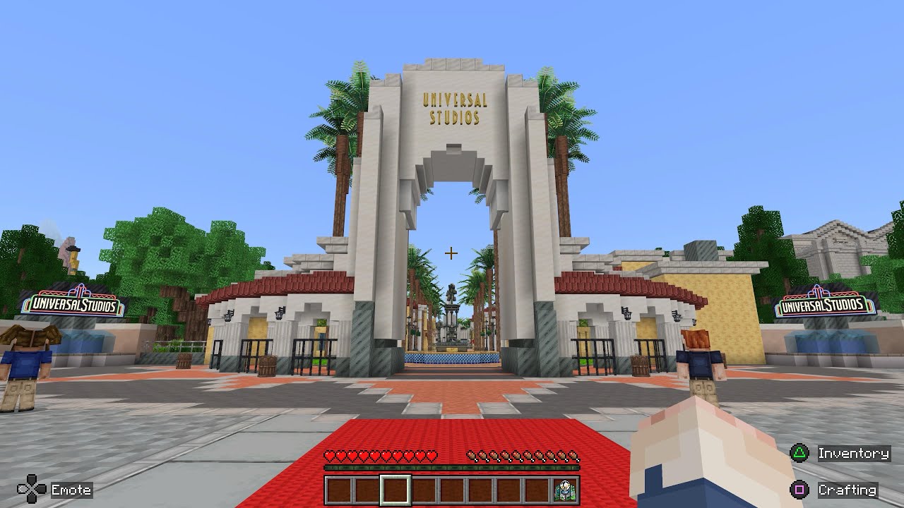 Universal Studios Minecraft Experience DLC Full Upper Lot Walkthrough ...