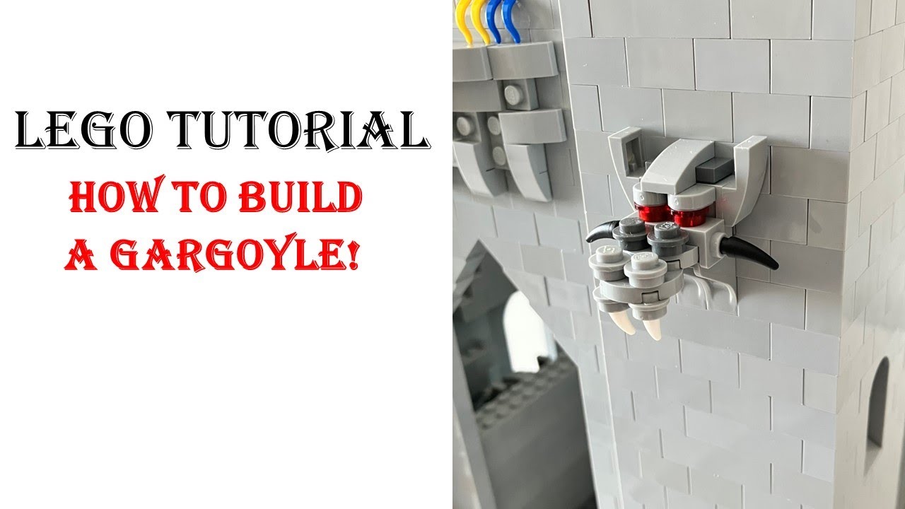 Lego Tutorial - Medieval Gargoyle - YouTube