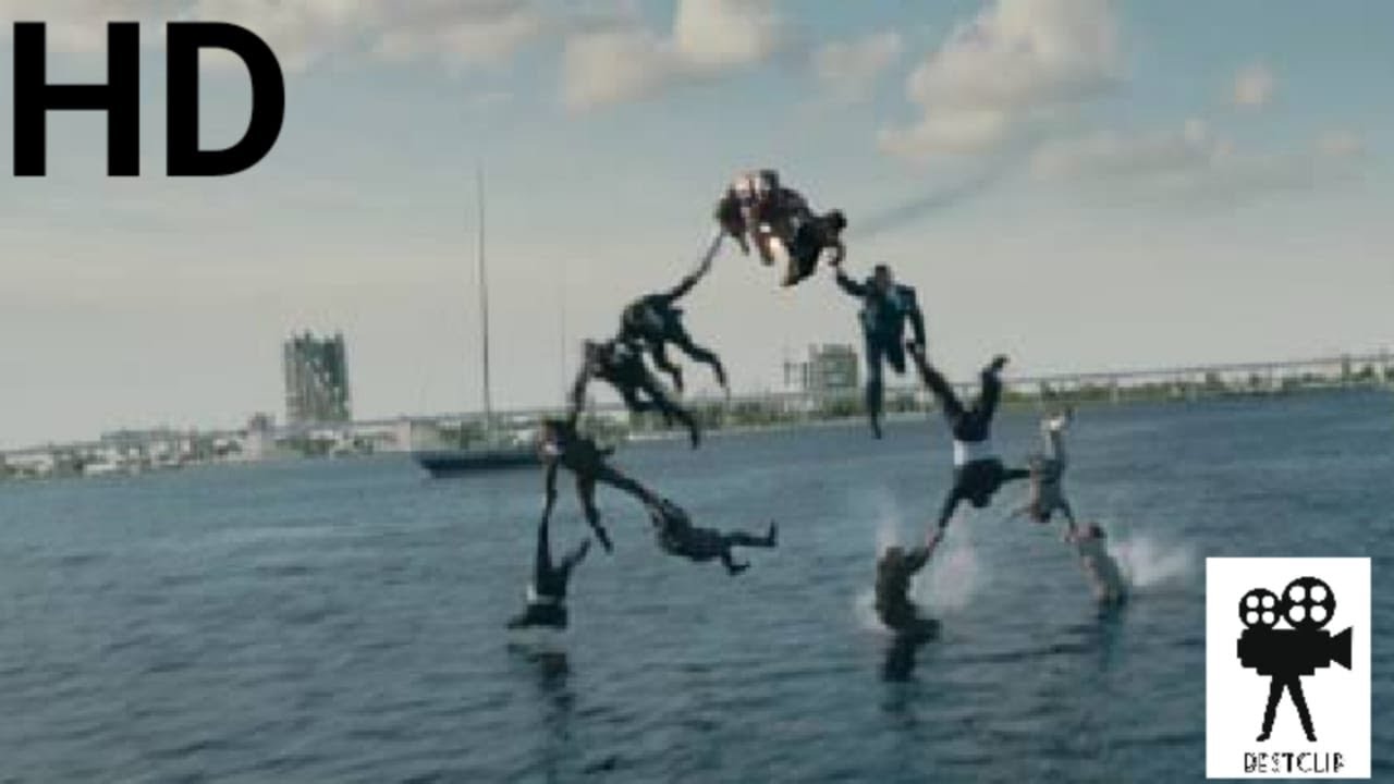Iron man 3|| plane rescue scene|| - YouTube