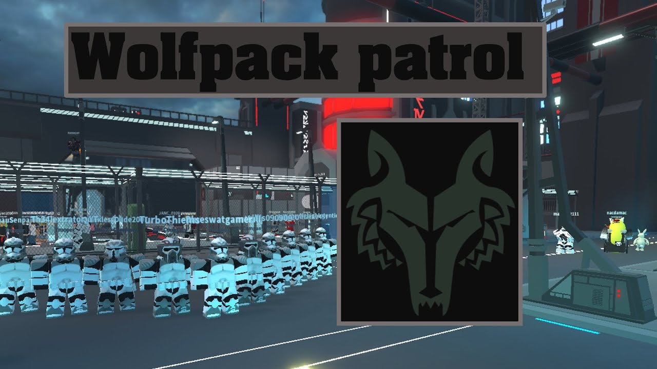 [Roblox] Coruscant wolfpack patrol 104th battalion - YouTube