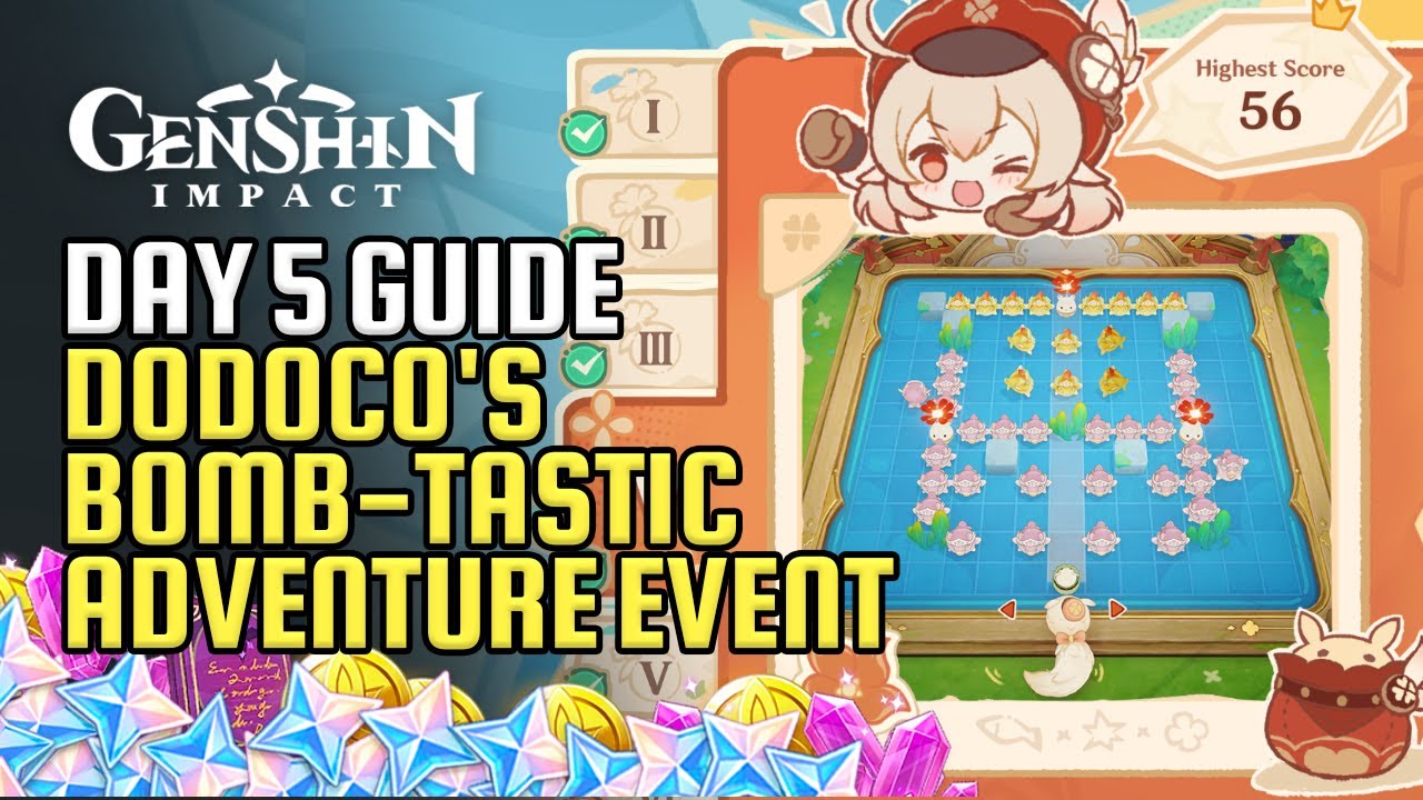 Dodoco's Bomb-Tastic Adventure Day 5 Event Guide | 46 Points Spikey ...