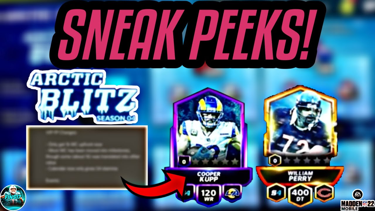 400 OVR WILLIAM PERRY?! ARCTIC BLITZ SNEAK PEEKS! Madden Mobile 22 ...