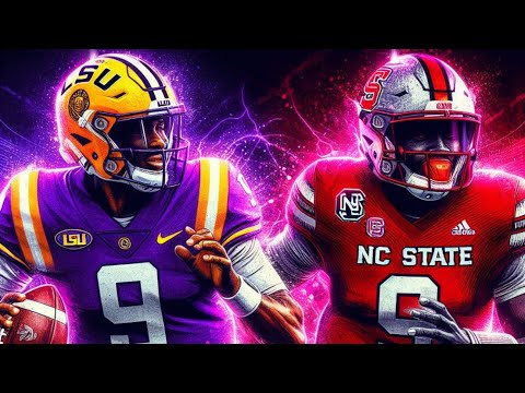 #9 LSU VS #4 NC STATE WEEK 2 : FOOTBALL RIVALS YEAR 2 COLLEGE LEAGUE ...