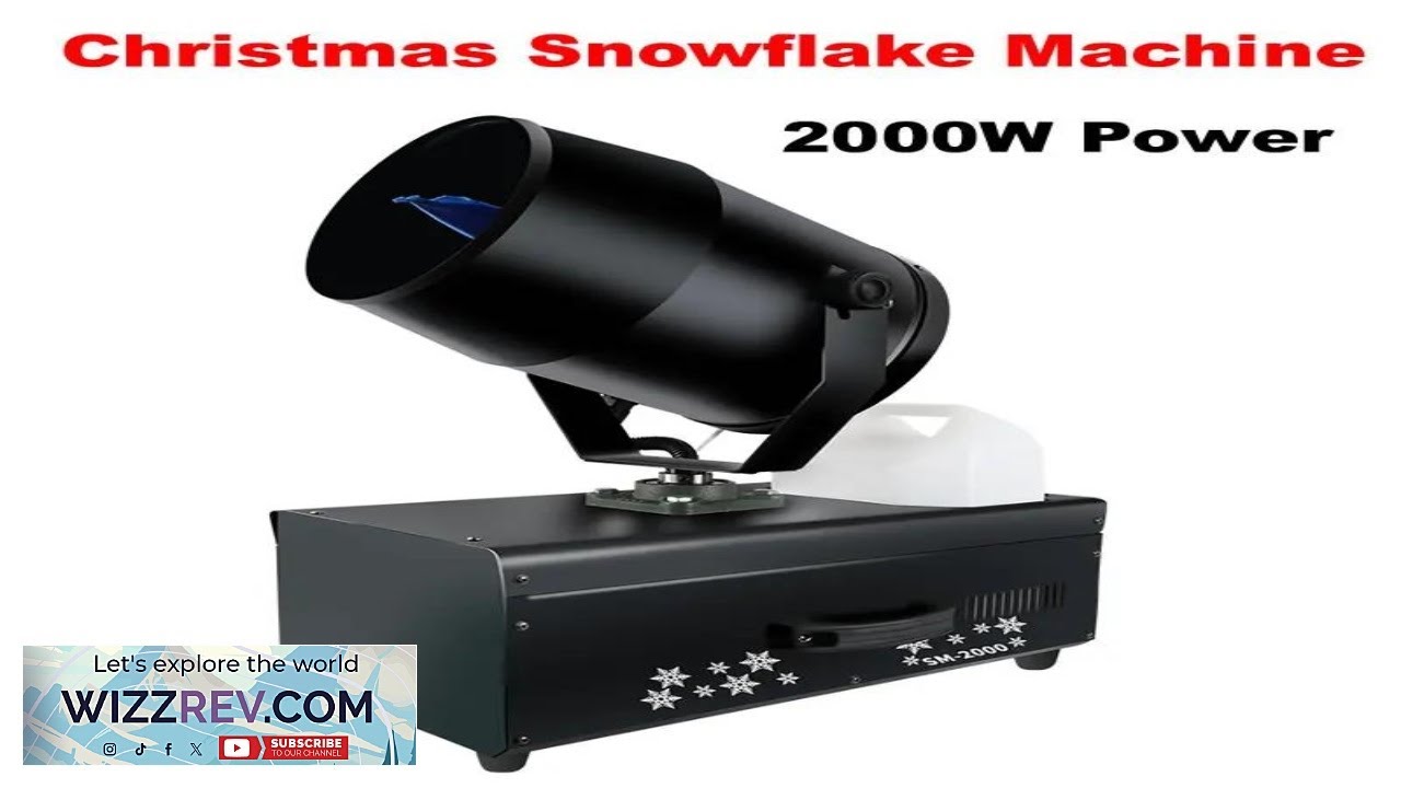 Mini 2000W Christmas Snowflake Machine Shaking Artificial Snow Machine ...