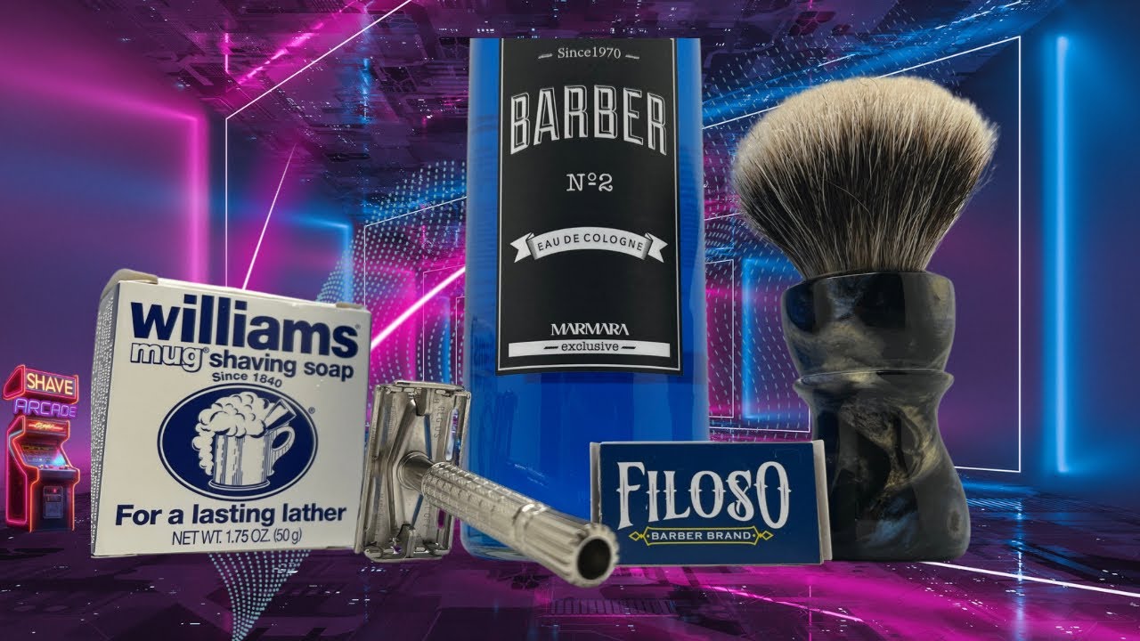 SHAVE ARCADE A BLAST FROM THE PAST SHAVE with Williams Shave Soap and ...