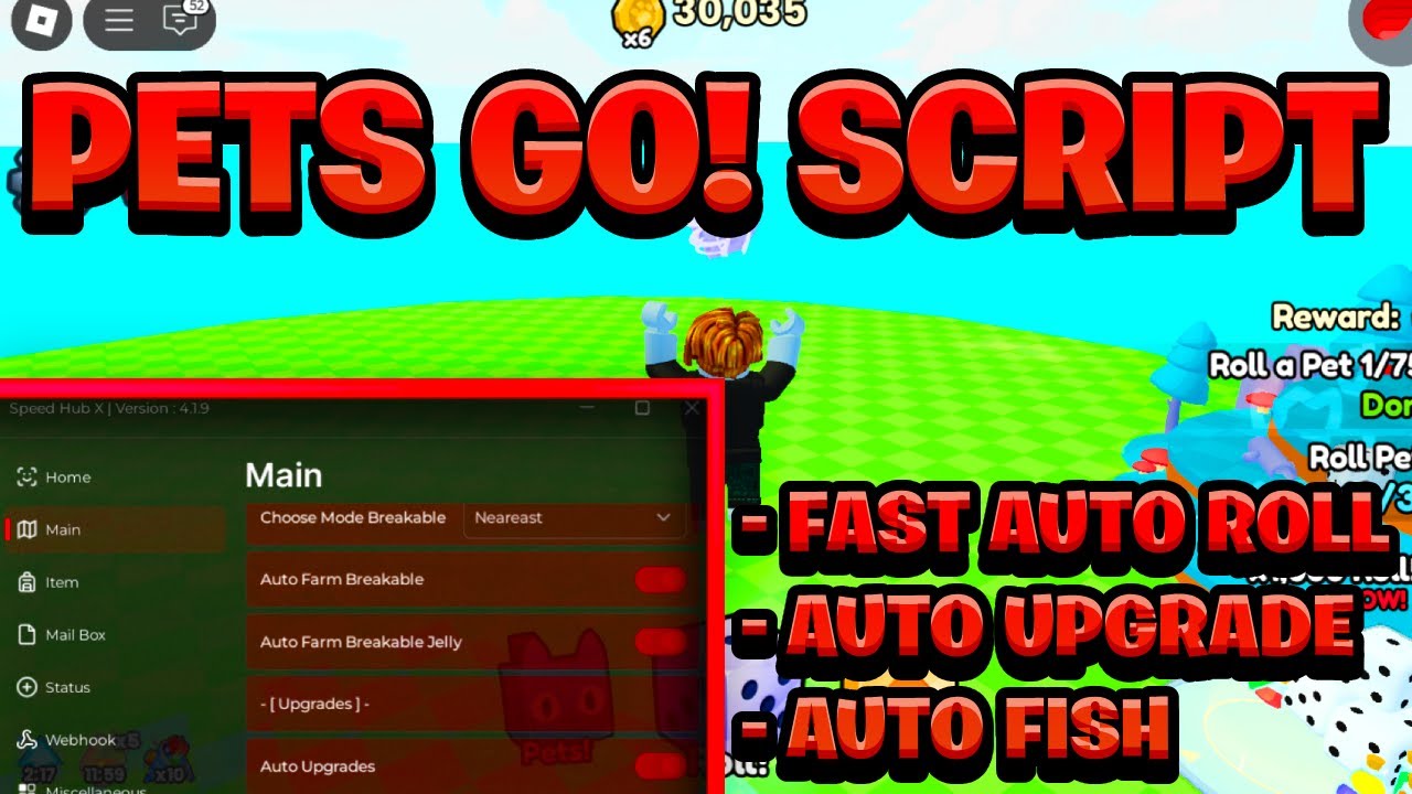 [NEW BEST] PETS GO! Script Pastebin - (ROBLOX) *Auto Upgrade & Auto ...