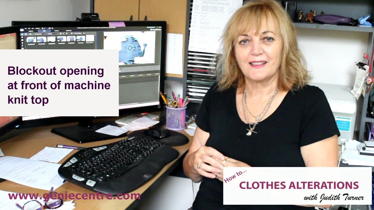 Block out opening knit top - YouTube