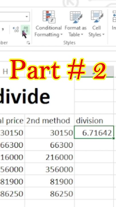 how to increase or decrease decimal in Excel #excel #shorts #subscribe #shortvideo #subscribeme ...
