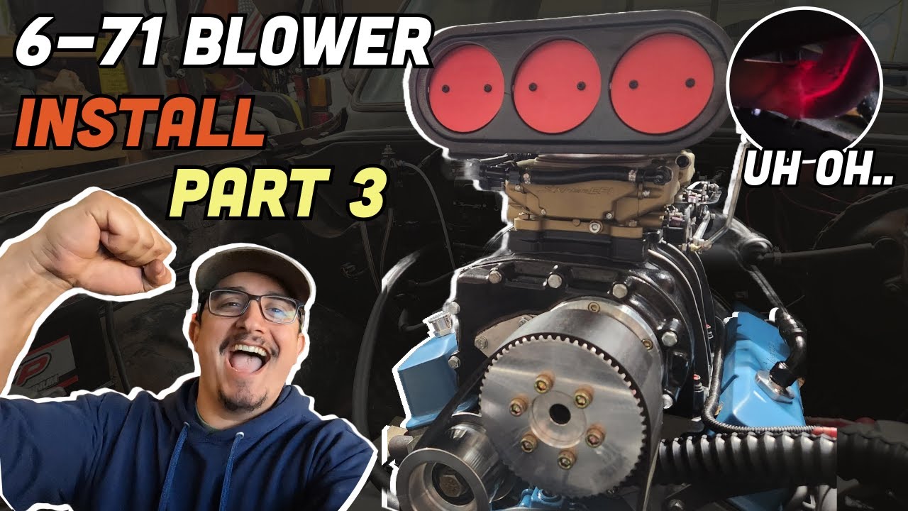 6-71 Supercharger Install on my BUDGET 350 SBC - Part 3! - YouTube