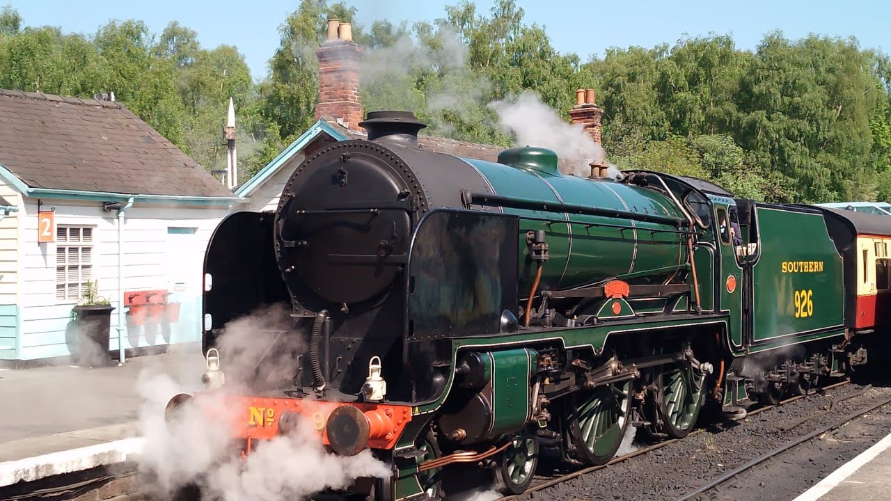 Southern 926 Departing Grosmont On 1T11 Whitby To Grosmont - YouTube