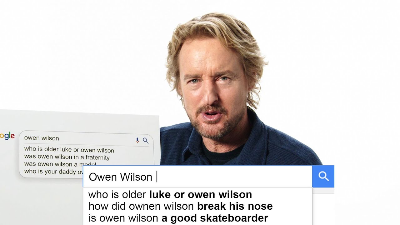 Wow, Owen Wilson svarar på Google-frågor. Och Seth Rogen gör också det ...