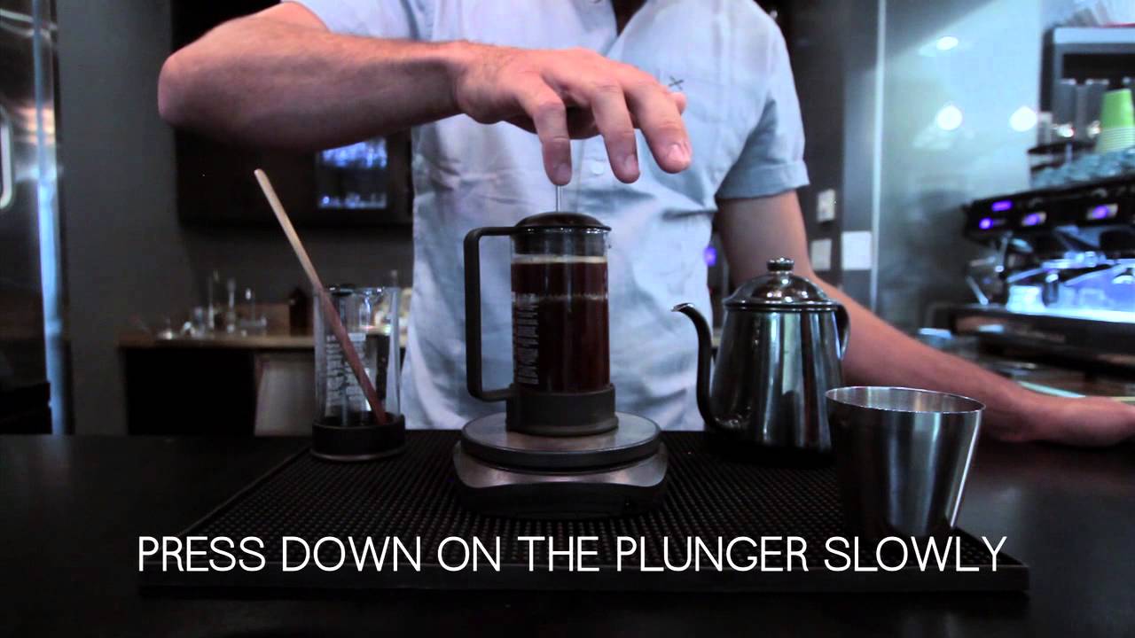 How to make coffee from a French Press: Portola Coffee Lab - YouTube