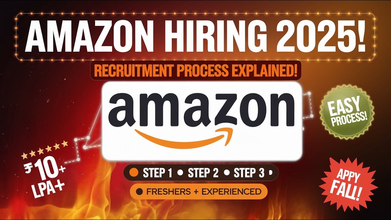 📢 Amazon Recruitment Process 2025: Step-by-Step Guide to Get Hired Fast ...