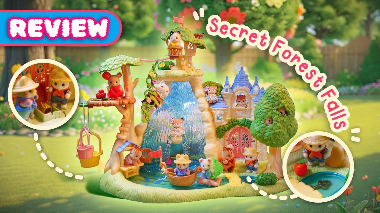 ⭐️Review⭐️ "Secret Forest Falls [ ひみつの森の大きな滝 ]" | Sylvanian Families ...