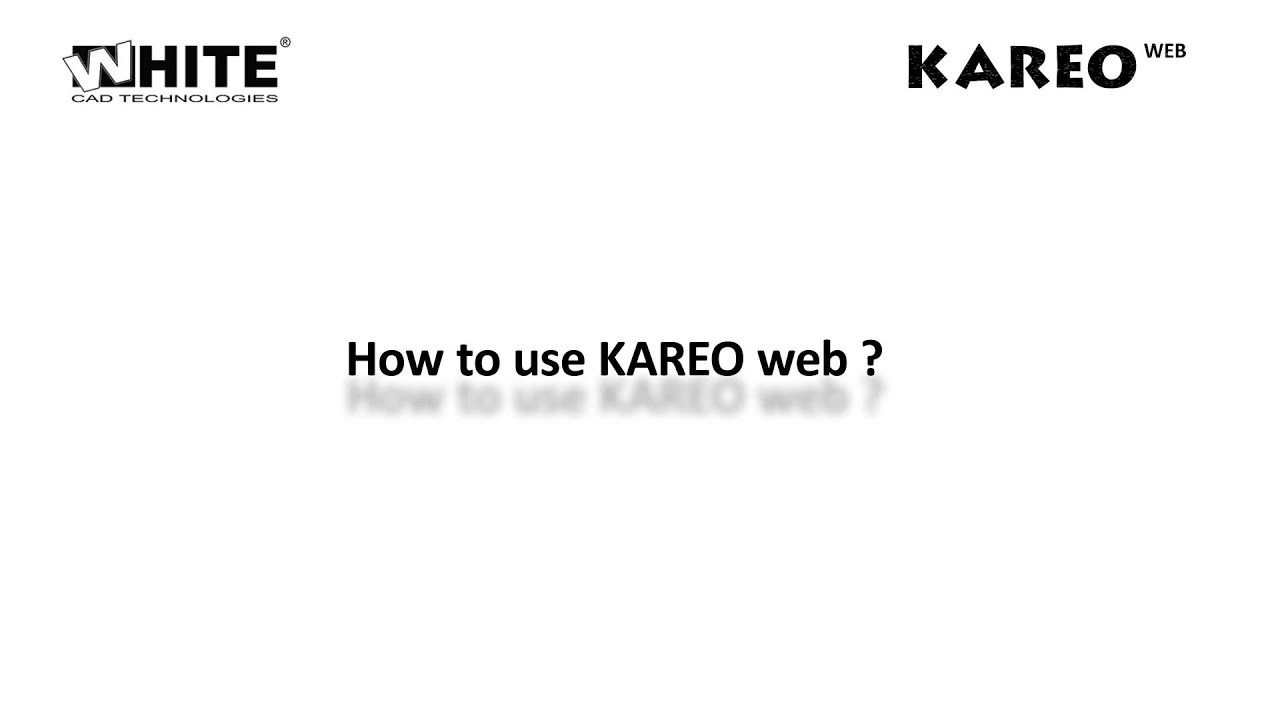 How to use KAREO web ? - YouTube