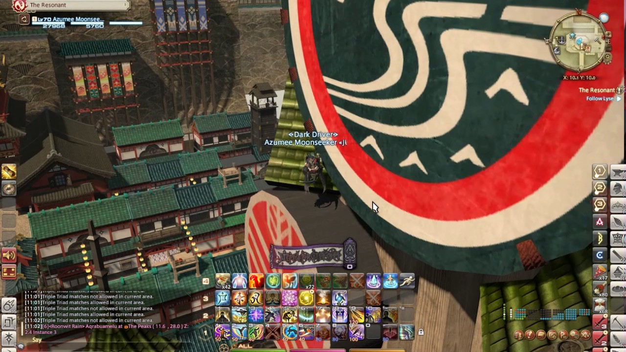 FFXIV Kugane Tower Climb Sightseeing Log - YouTube