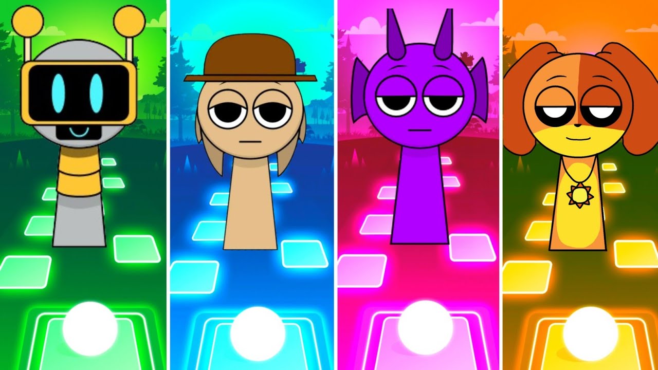 Sprunki Incredibox Music 🆚 Sprunki Reddy 🆚 Sprunki Sky 🆚 Sprunki Pinki ...