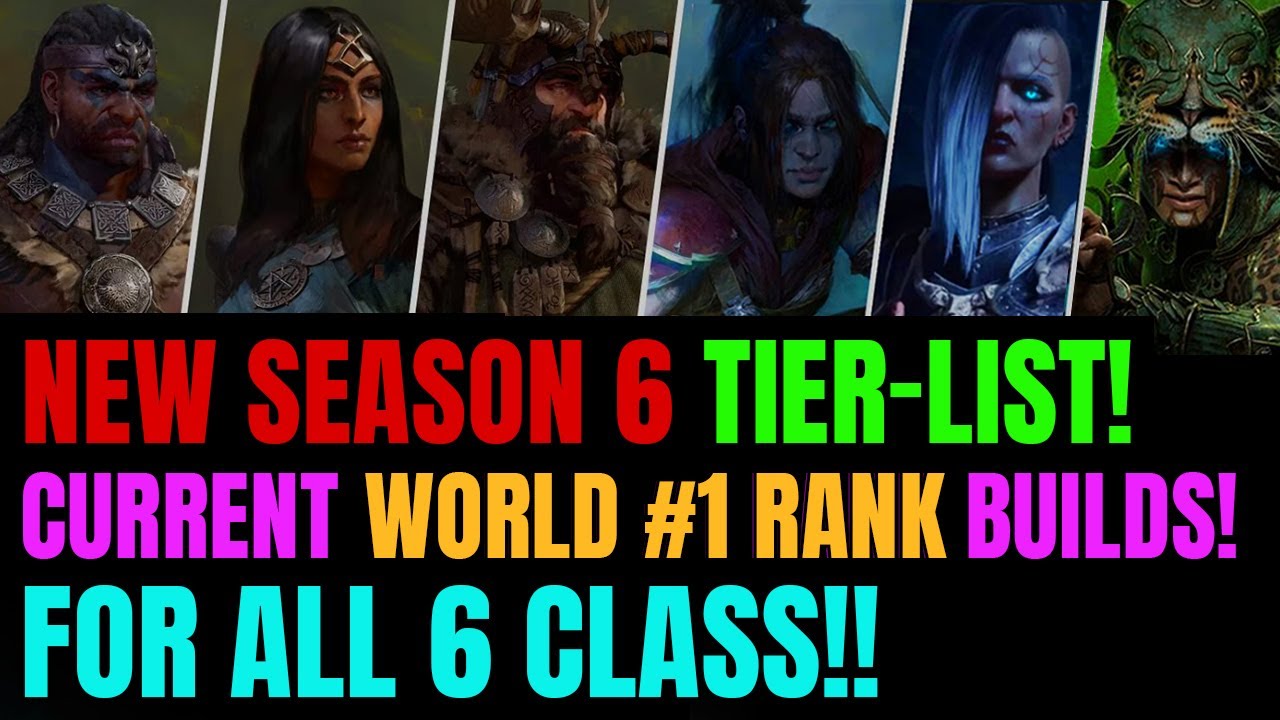 CURRENT STRONGEST BUILDS IN SEASON 6: For Every Class!! - YouTube