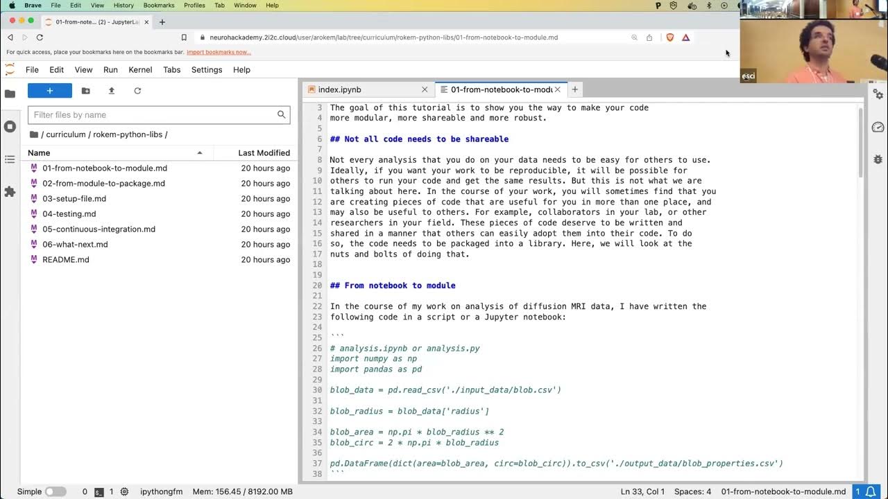 NeuroHackademy 2023: Ariel Rokem: Implementing shareable Python libraries - YouTube