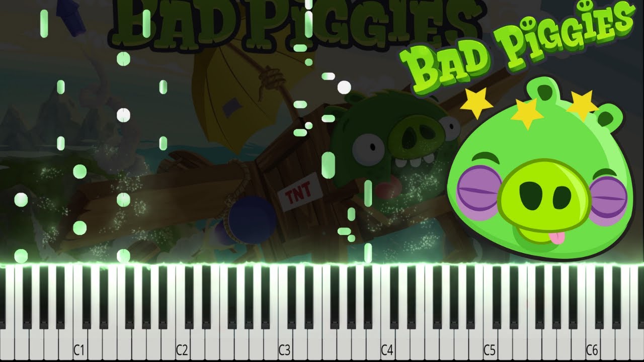 Bad Piggies Theme - Piano Tutorial ~ Piano Cover (Arr. Anime Arcade ...