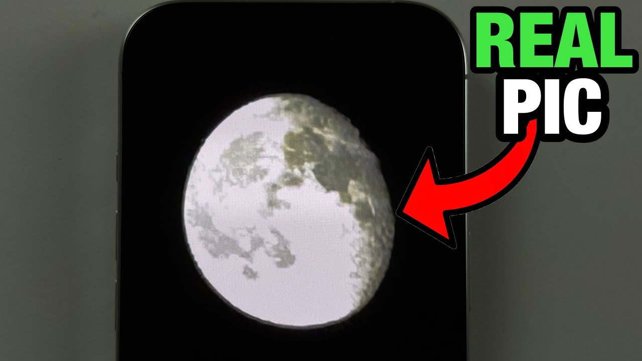 How To Take Picture Of The Moon on iPhone 16 Pro (Max) - YouTube