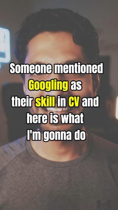 Someone mentioned googling as a skill in their cv #darkhumor # ...
