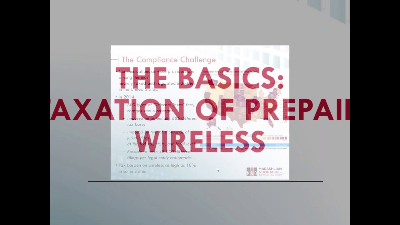 Webinar: Prepaid Wireless & SIM Card Taxes/Regulatory Fees - YouTube