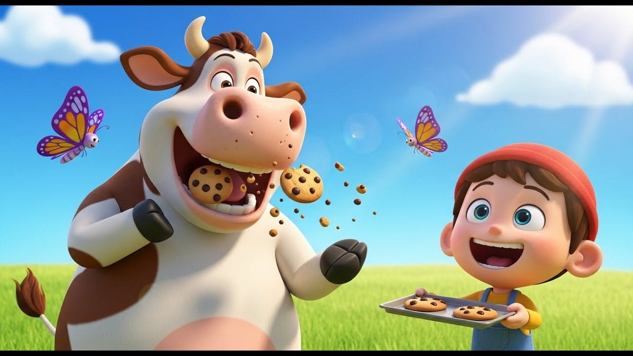 The Cow Who Counted Cookies | Best Kids Nursery Rhymes and Songs - YouTube