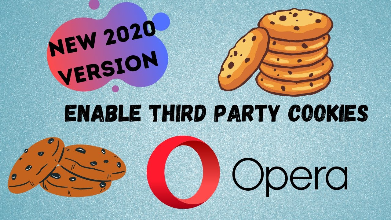 How to enable third party cookies in Opera browser 2020 - YouTube