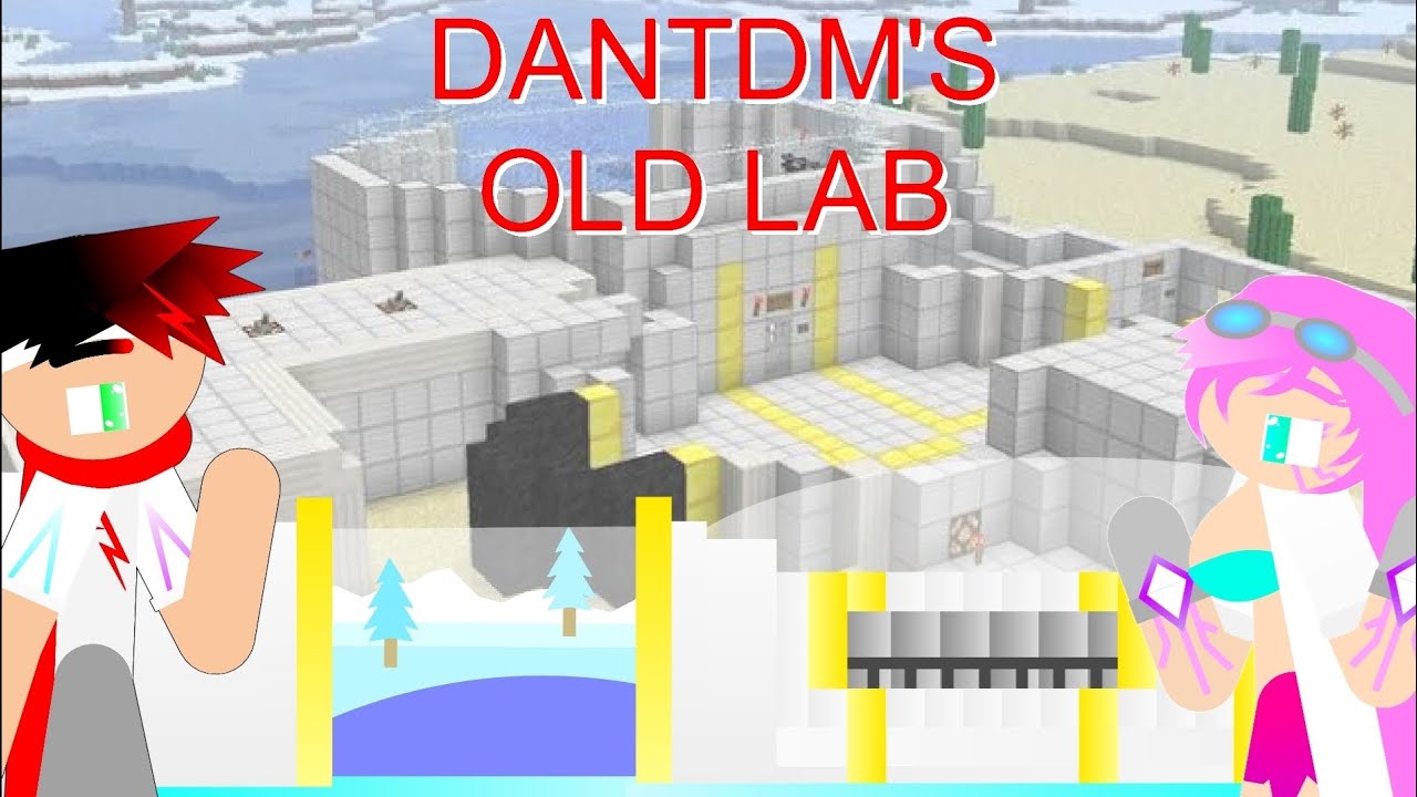 Minecraft | Rebuilding DanTDM's Old Lab | Lab Crew Family Custom Mod ...