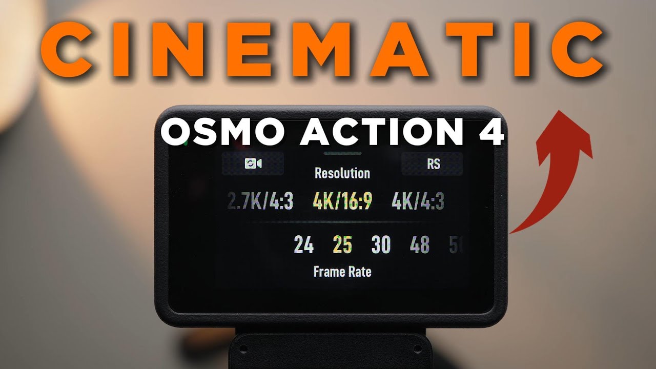 DJI Osmo Action 4 Cinematic Settings Tutorials No.1 (Step by Step ...